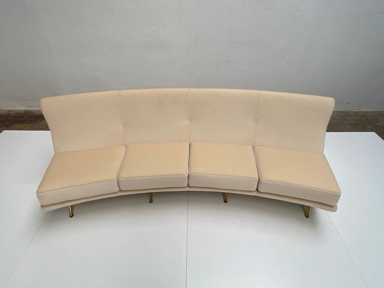 Super Rare Four-Seat Elliptical 'Triennale' Sofa by Zanuso for Arflex ...