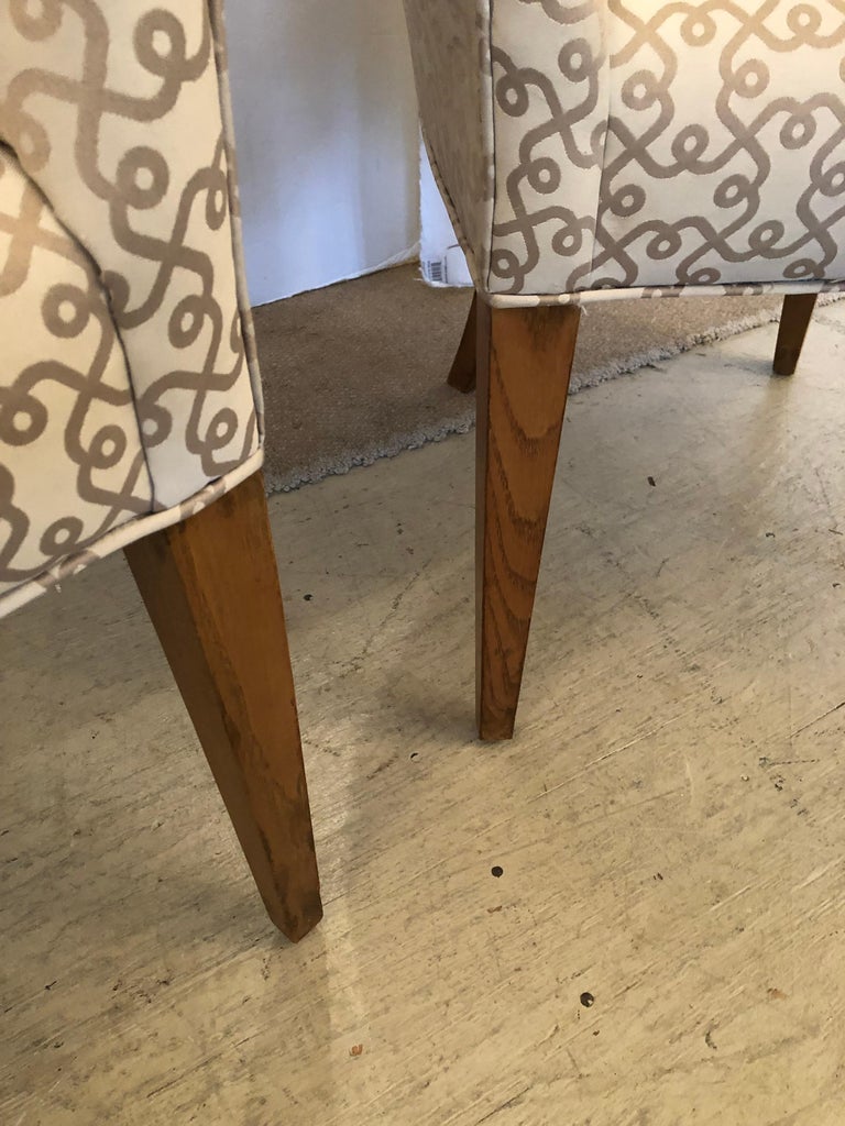 Super Stylish Asymmetrical Shaped Mid-Century Modern Club Chairs For ...