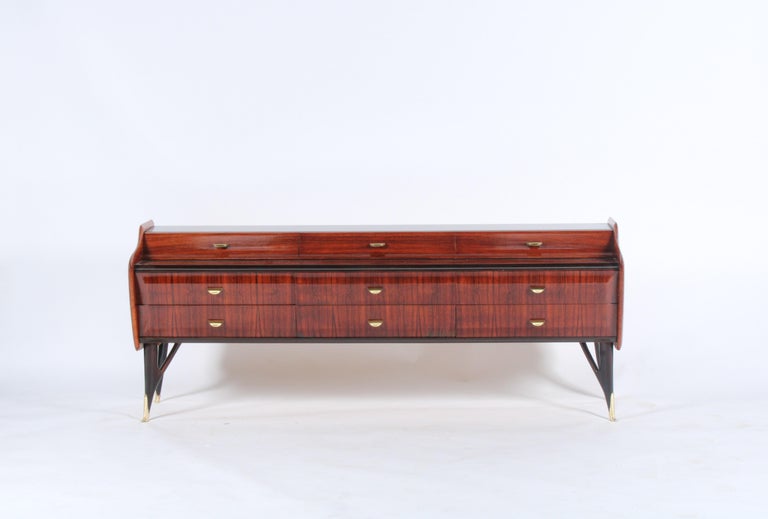 Super Stylish Midcentury Italian Sideboard in the Manner of Ico Parisi ...