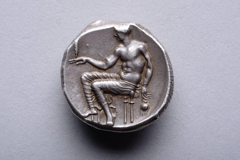 Superb Ancient Classical Greek Silver Didrachm Coin from Taras at 1stDibs