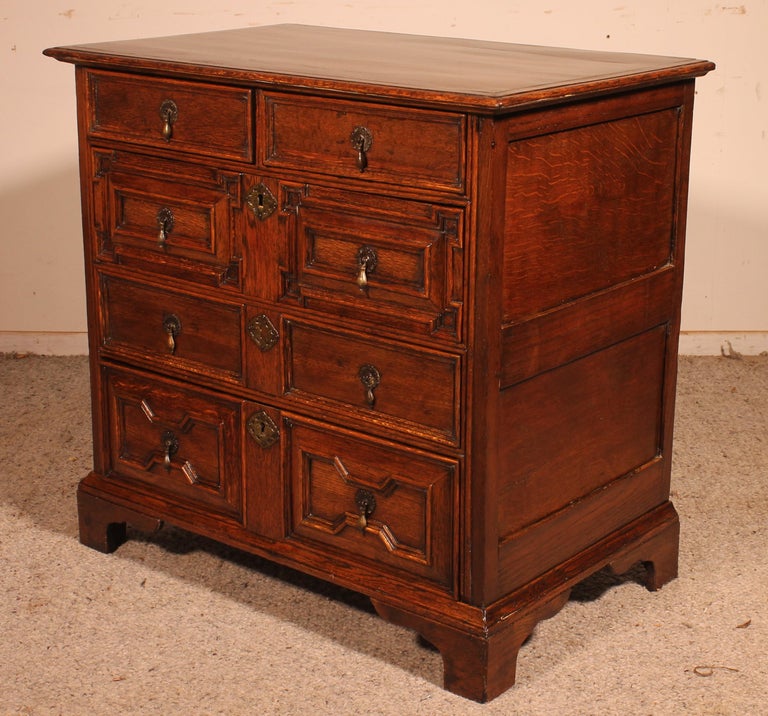 Superb and Rare Jacobean Chest of Drawers from the 17th Century from ...