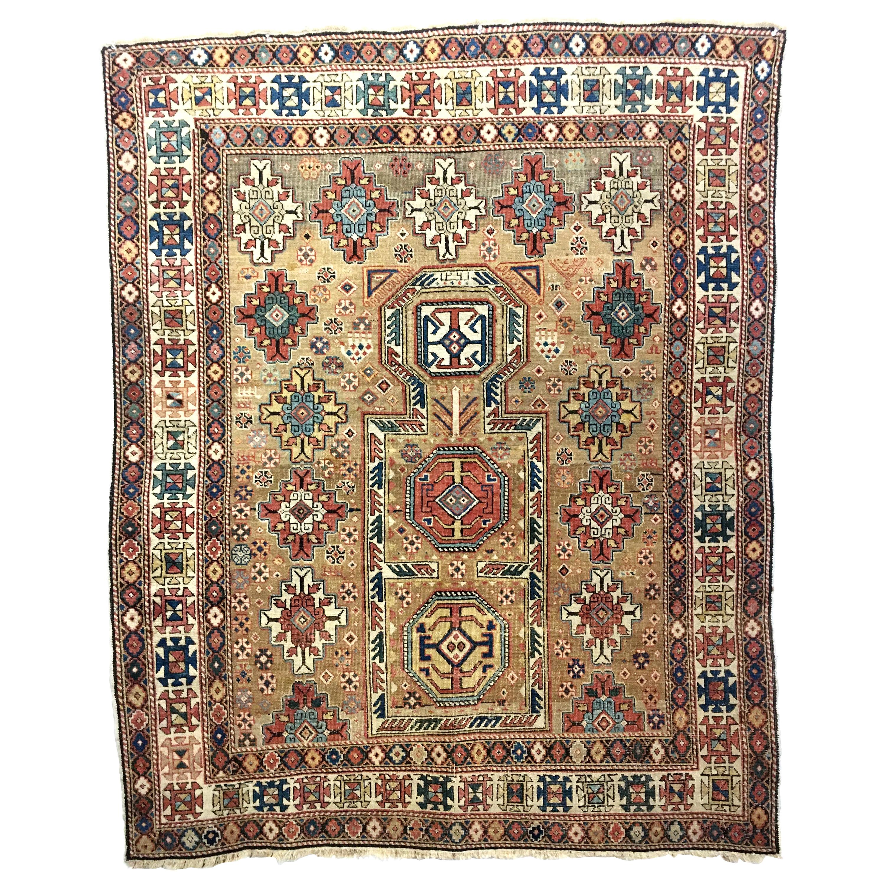 Super Quality Antique Kuba or Quba Caucasian Rug For Sale at 1stDibs