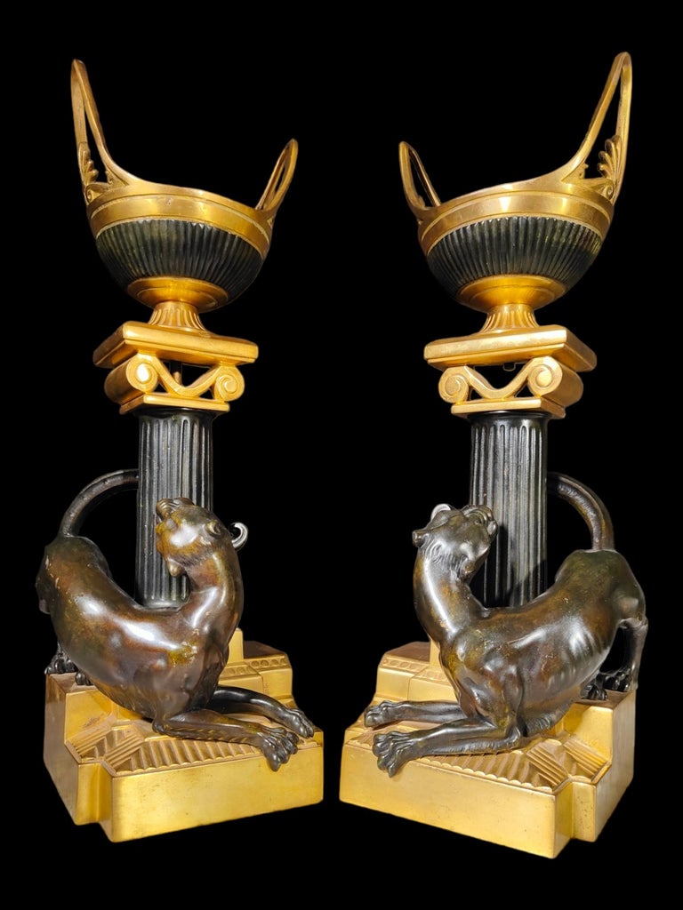 Superb Art Deco Bronzes with Panthers, 1920 For Sale at 1stDibs