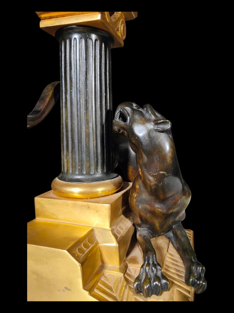 Superb Art Deco Bronzes with Panthers, 1920 For Sale at 1stDibs