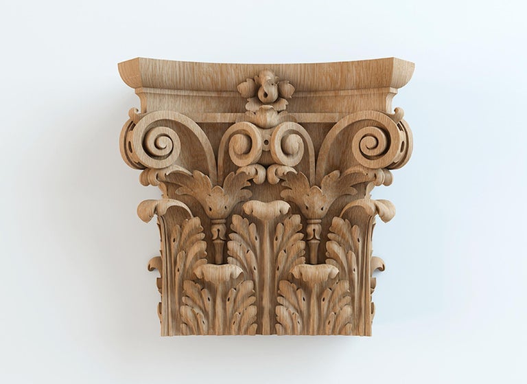 Superb Classic Style Decorative Column Capital for Walls, Doors ...