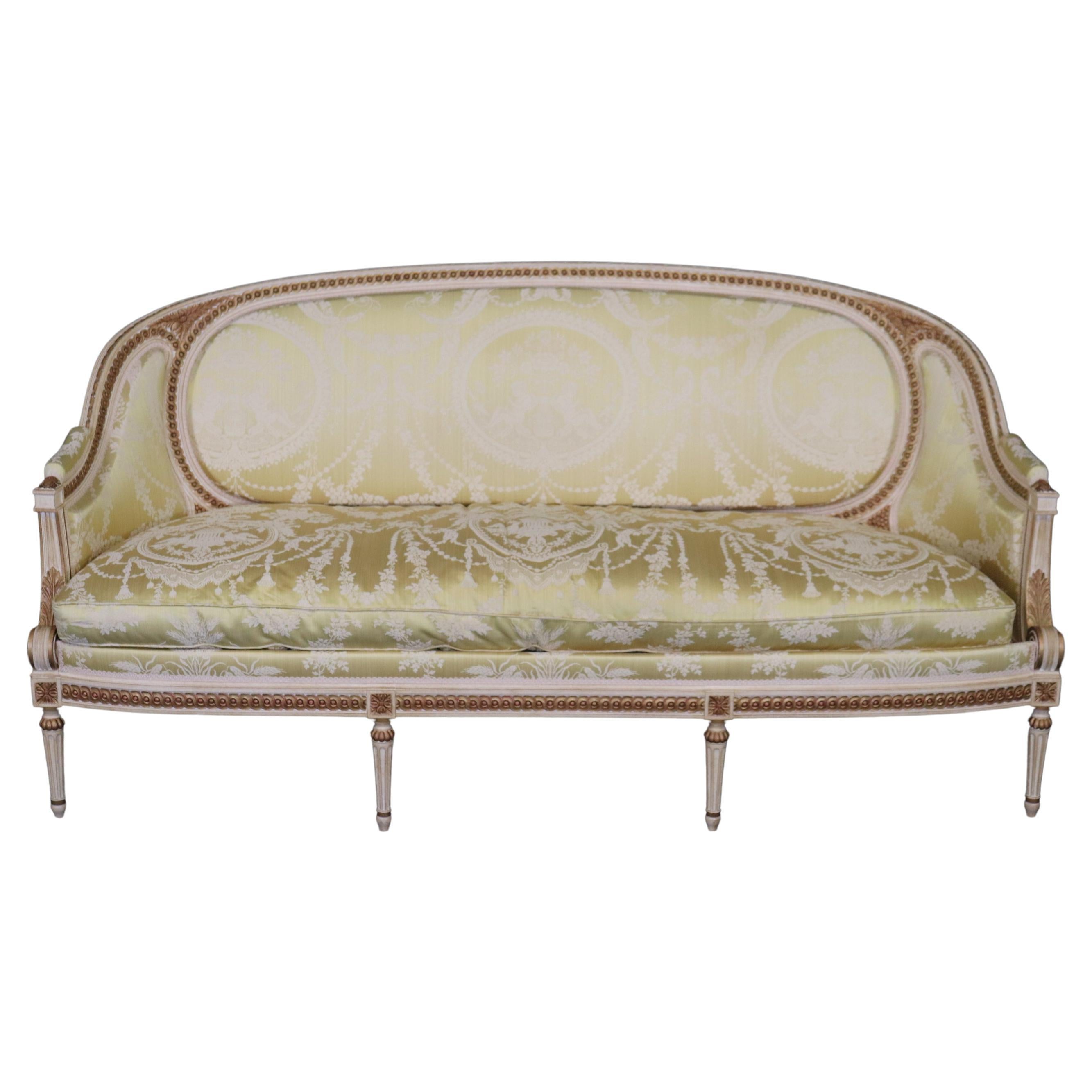 French Louis XVI Sofa For Sale at 1stDibs