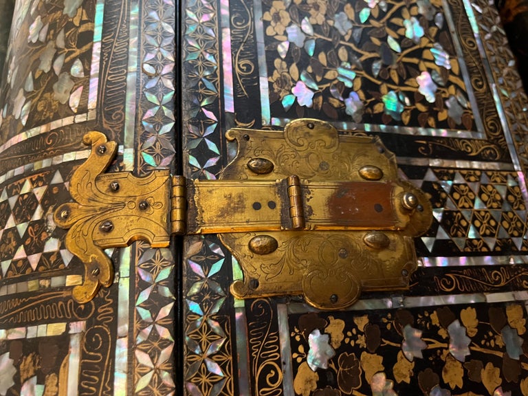 Superb Late 16th Century Signed Colonial Japanese Namban Export Lacquer ...