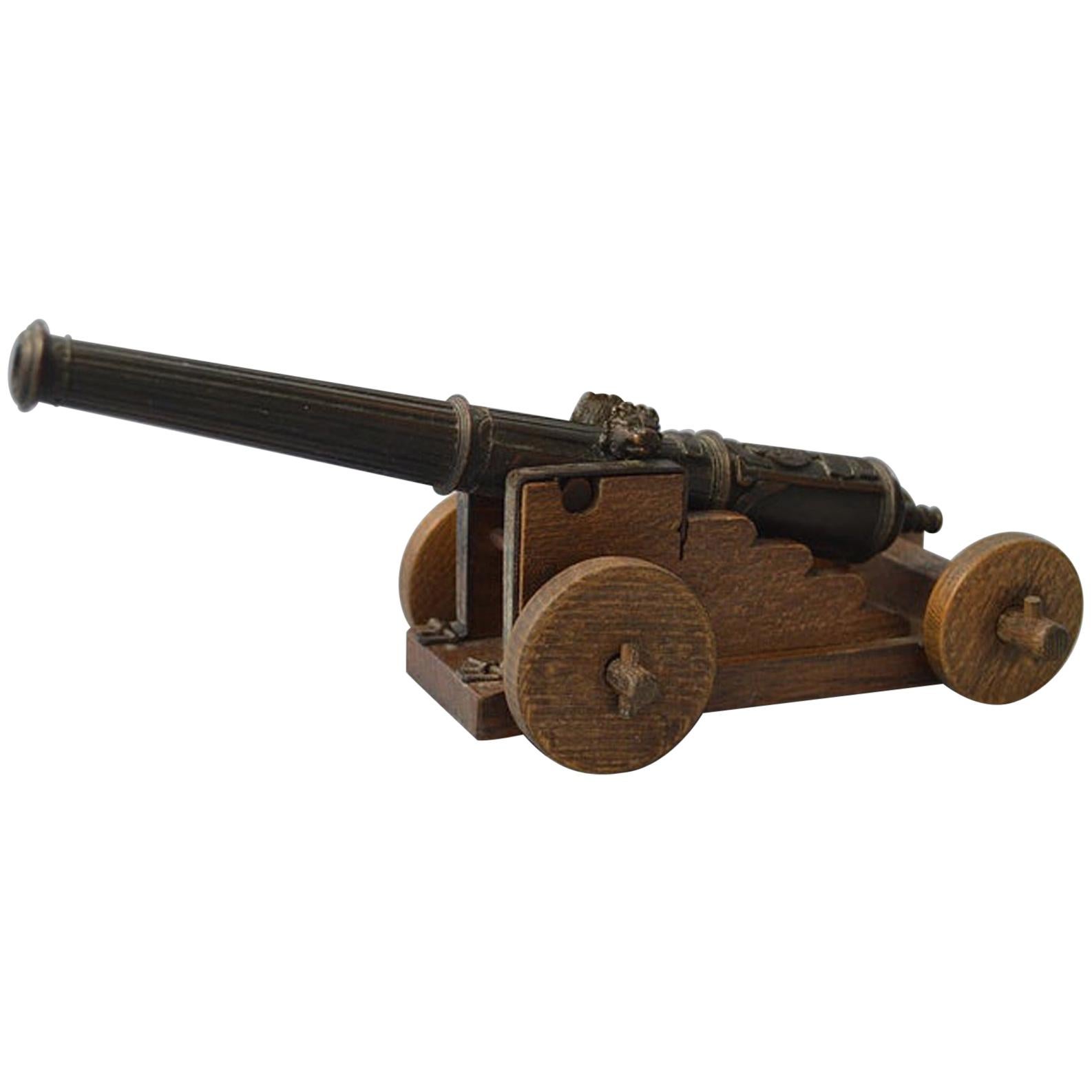 Superb Miniature Military Cannon at 1stDibs