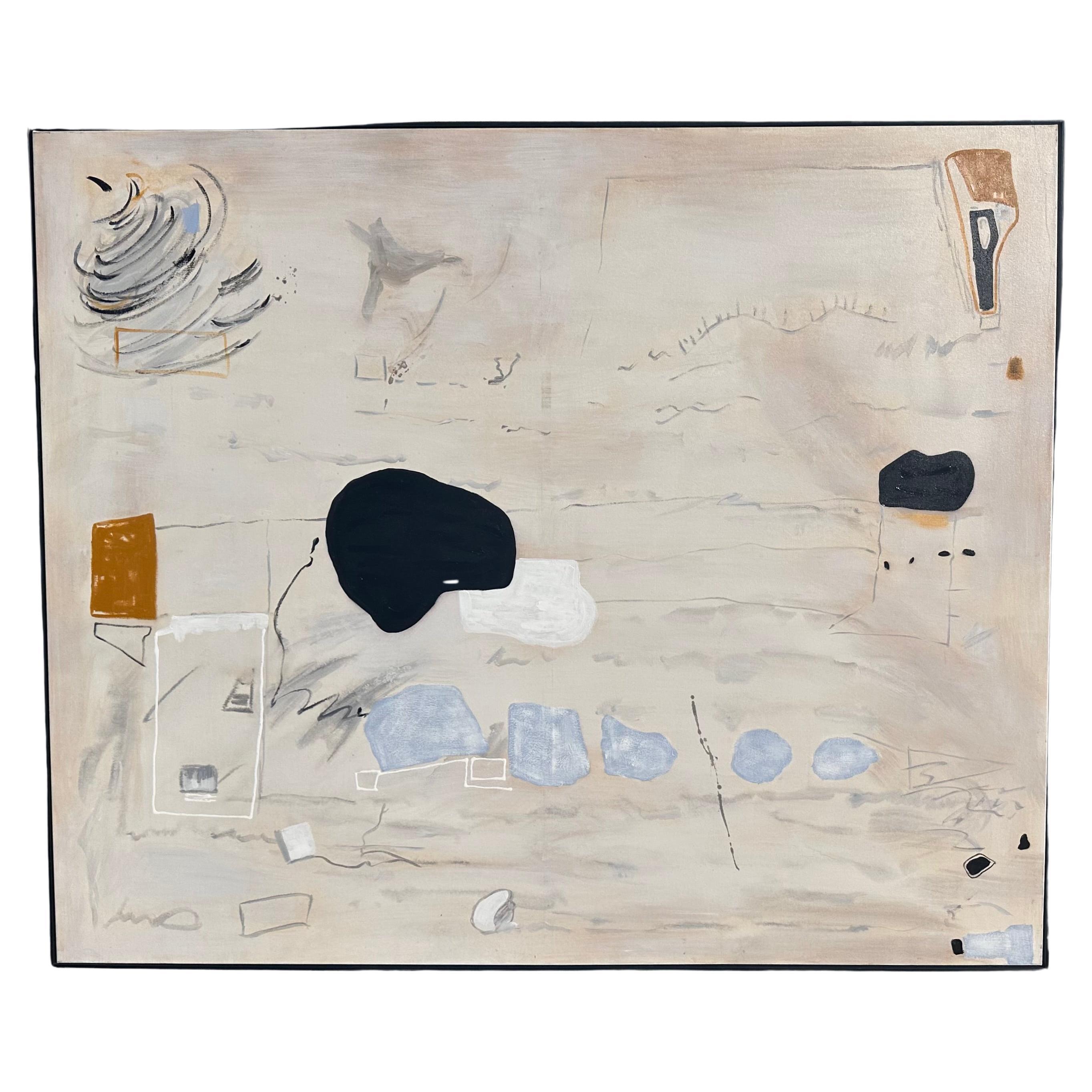 Superb Modern Abstract Oil Painting For Sale at 1stDibs