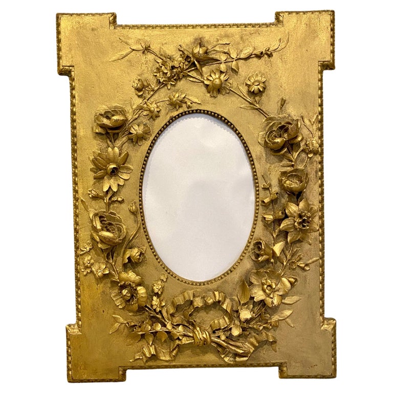Superb Quality Antique Hand Carved High Relief Gilt Wood Photo Frame ...