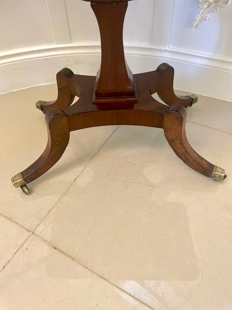 Superb Quality Antique Regency Freestanding Mahogany Sewing/Side Table ...