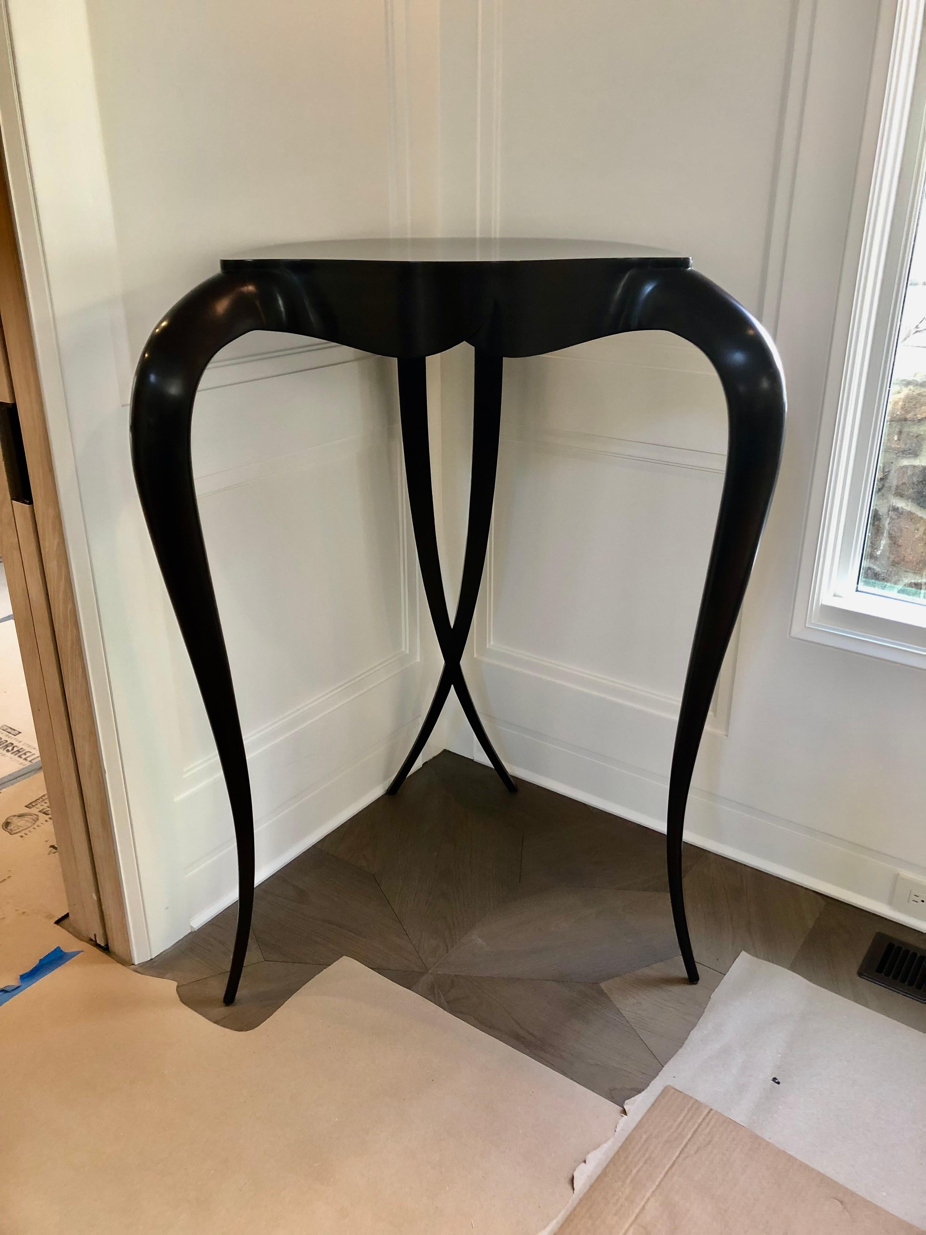 Superbly Stylish Curvaceous Christopher Guy Le Carlton Console Pedestal ...
