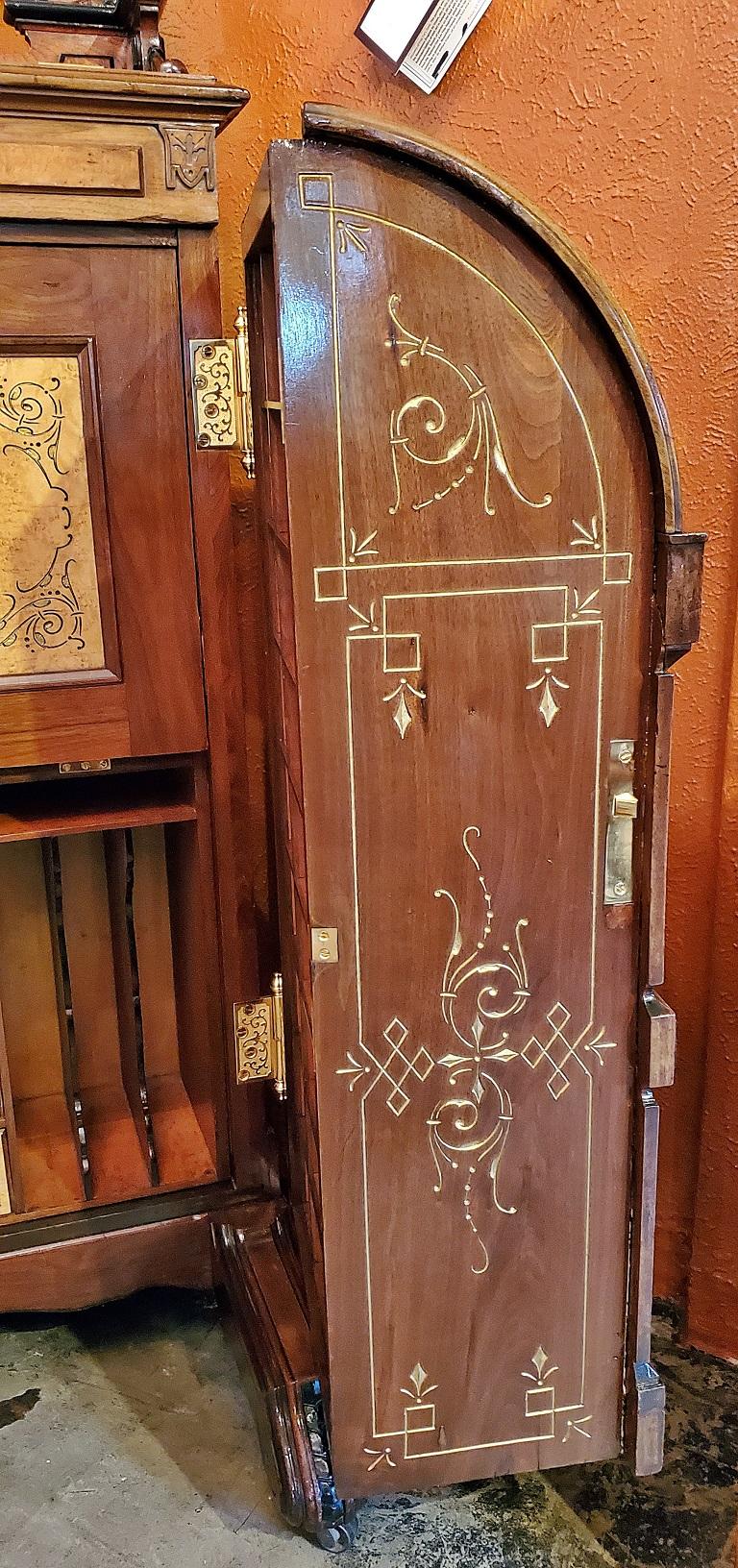 John D. Rockefeller Style Extra Grade Wooten Desk with Outstanding ...