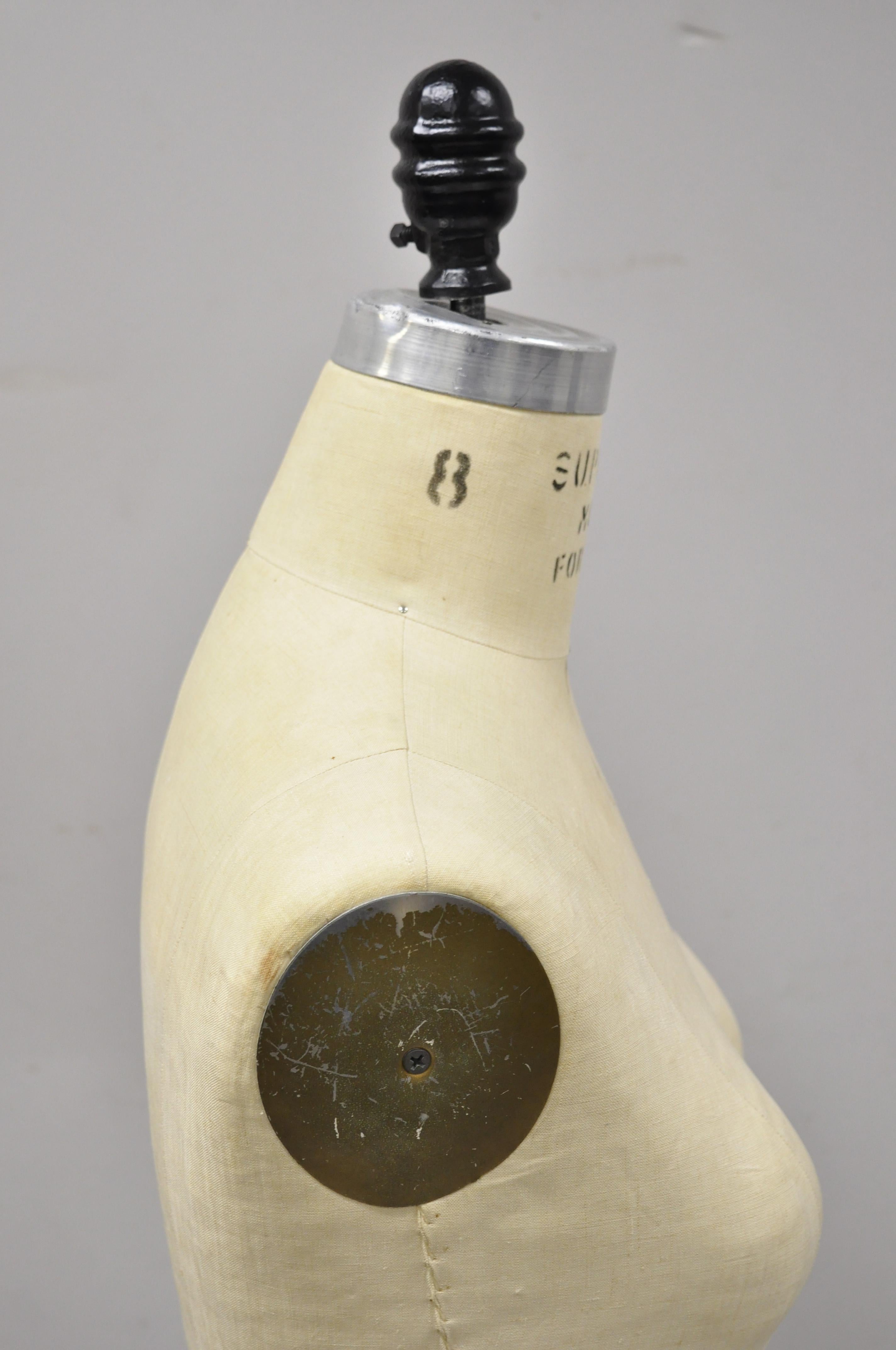 Superior Model Forms Co. Model 2002 Iron Cage Dress Form Mannequin at ...