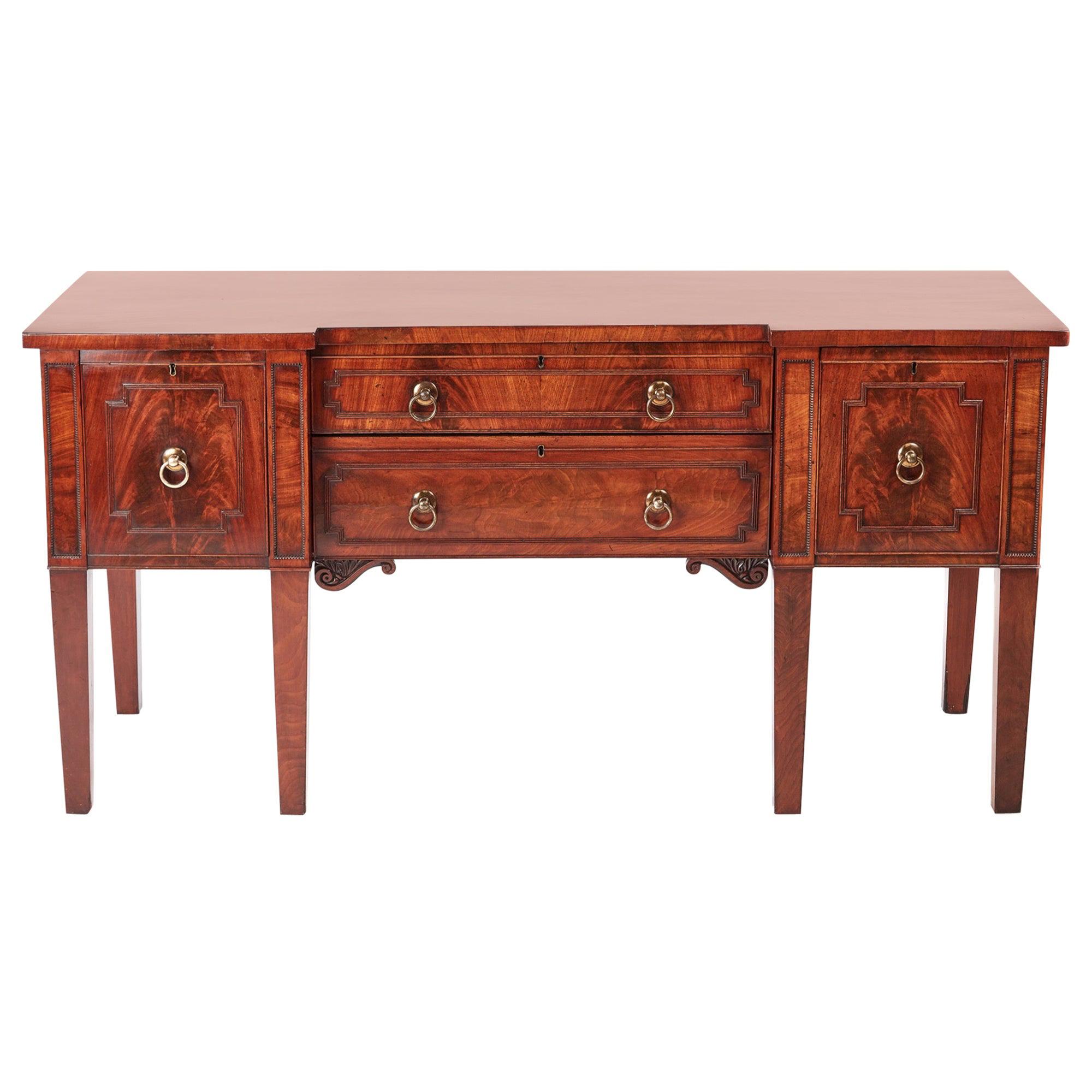 Superior Quality Antique Regency Mahogany Sideboard at 1stDibs