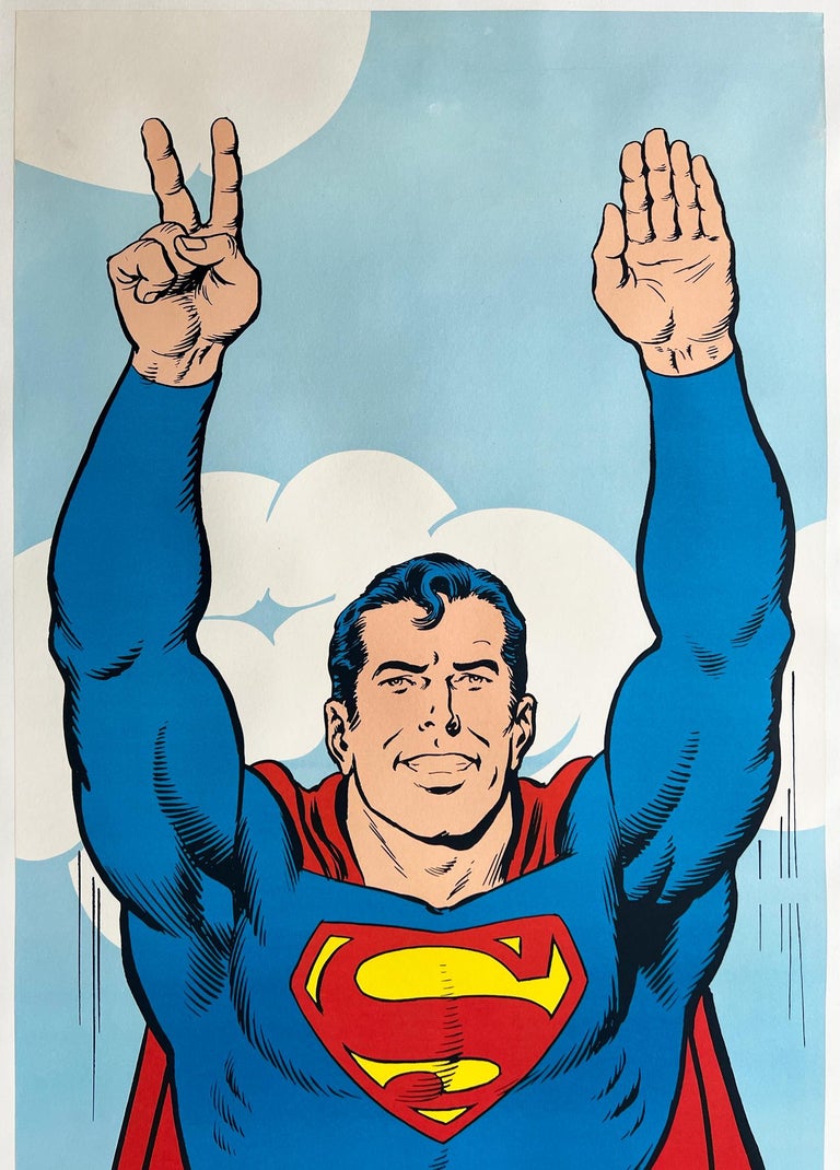 Superman 1971 Peace US Door Panel Vintage Poster For Sale at 1stDibs ...