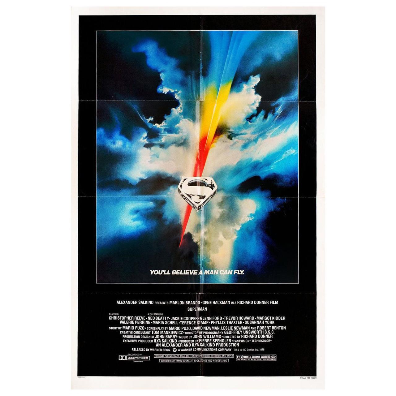 Superman Poster - 9 For Sale on 1stDibs | vintage superman poster ...