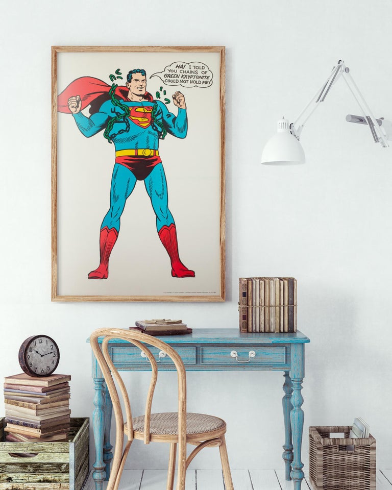 Superman Vintage 1966 US Film Movie Poster at 1stDibs