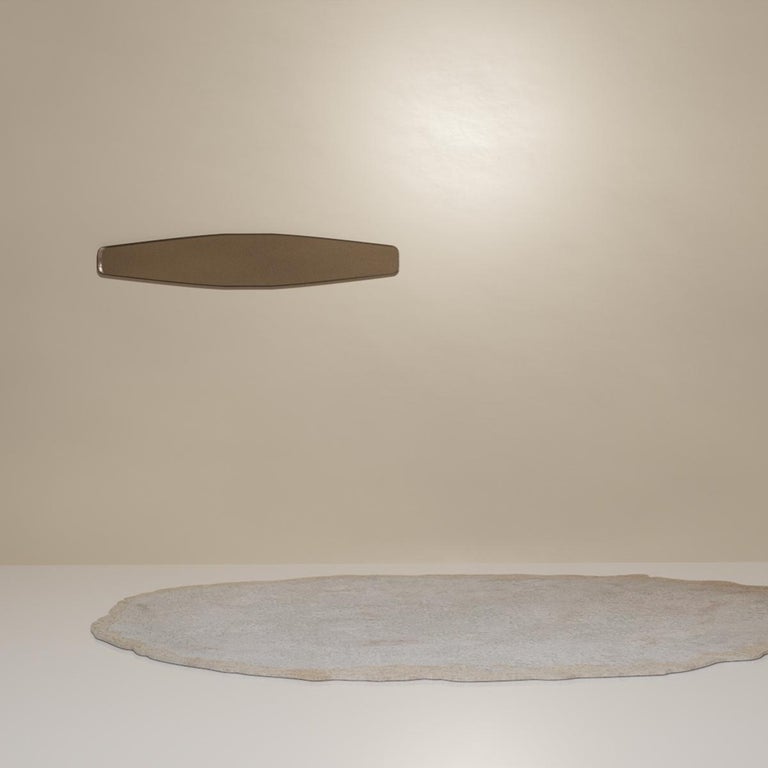 Supersonic Organic Shaped Hand Knotted Silk and Wool Moss Textured Rug ...