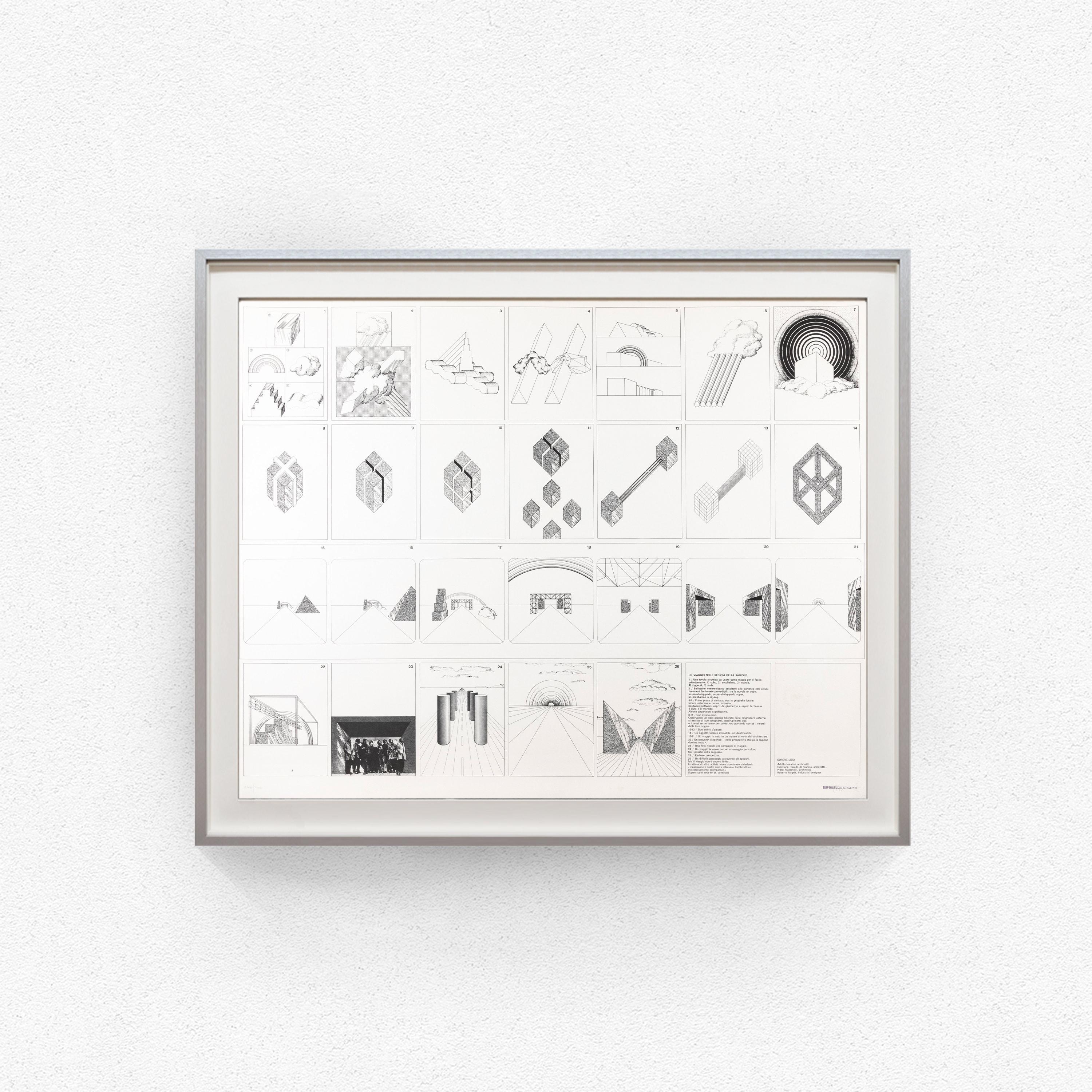 Superstudio - Viaggio nelle regioni della ragione, Radical ...