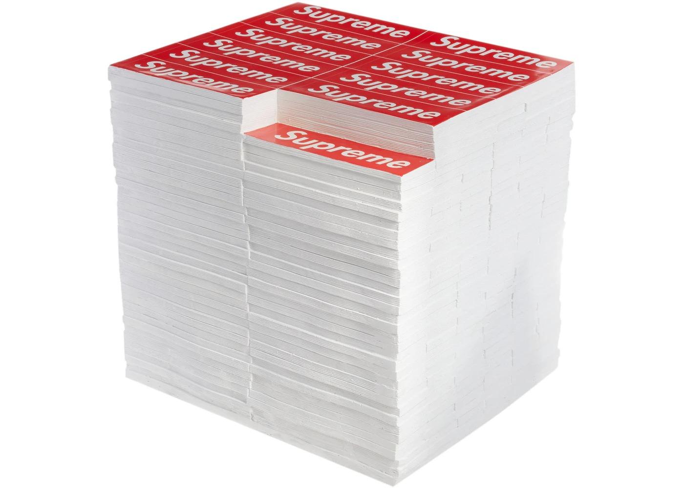 Supreme - Rotary Hero Sticker Bricks Stool Side Table Red By Supreme ...