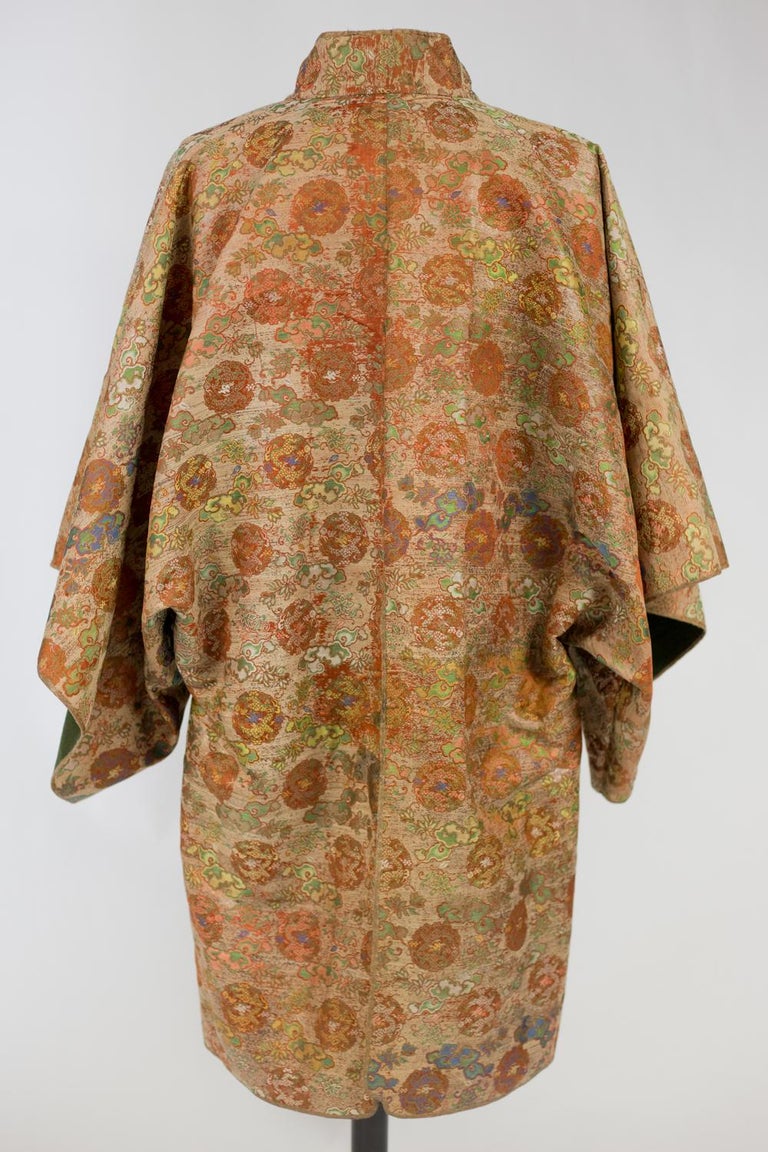 Surcoat Jinbaori for a Japanese dignitary in lampas silk- Japan Edo ...