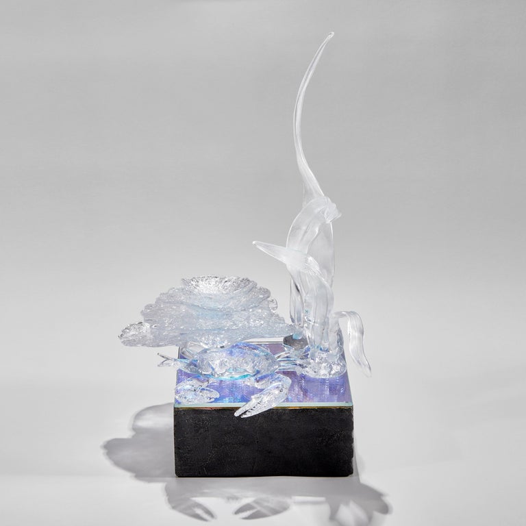 Surf - Still Life with Crab, a Glass Still Life Art Work by Elliot ...