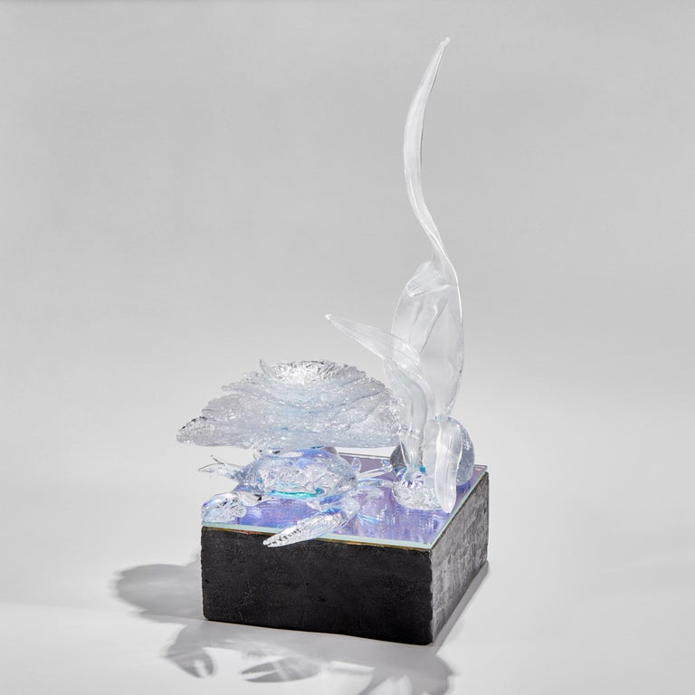 Surf - Still Life with Crab, a Glass Still Life Art Work by Elliot ...