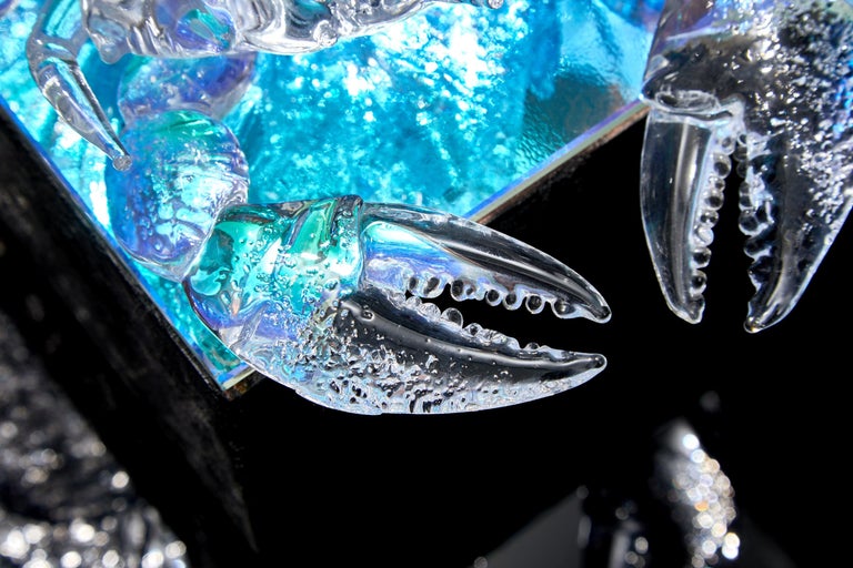 Surf - Still Life with Crab, a Glass Still Life Art Work by Elliot ...