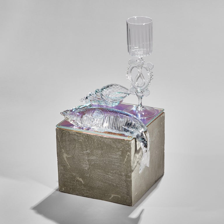 Surf - Still Life with Fish, a Glass Still Life Art Work by Elliot ...