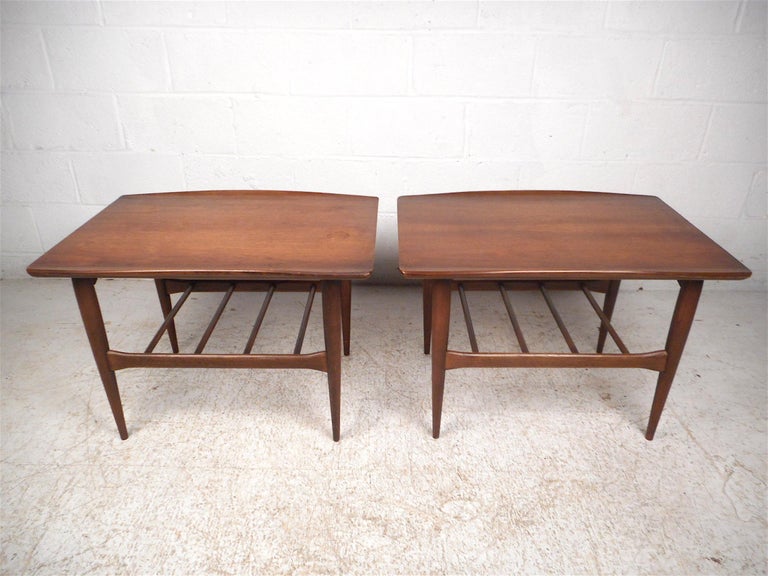 Surfboard End Tables by Bassett Furniture Co., a Pair at 1stDibs ...