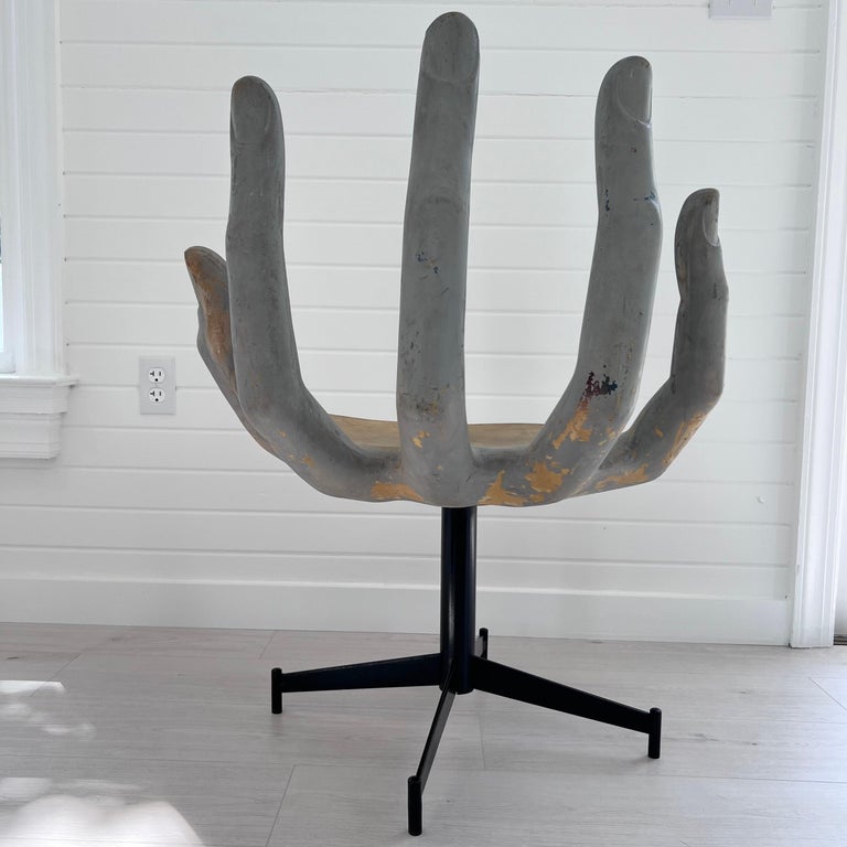 Surrealist Hand Chair, circa 1970’s For Sale at 1stDibs