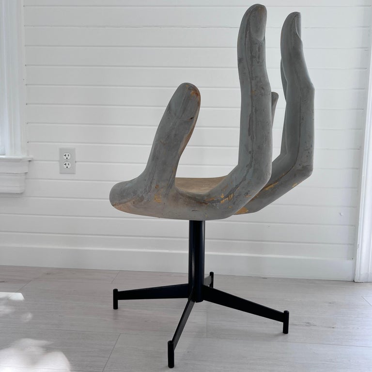 Surrealist Hand Chair, circa 1970’s For Sale at 1stDibs