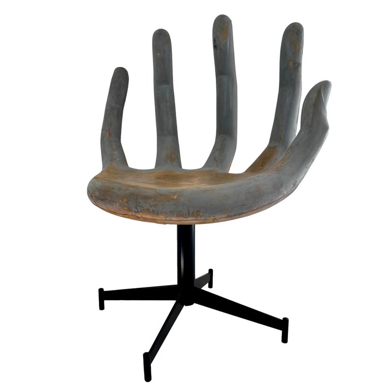 Surrealist Hand Chair, circa 1970’s For Sale at 1stDibs
