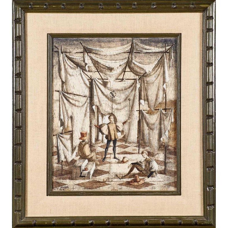 Surrealist Painting "Equilibrium" by Giorgio Perfetti For Sale at 1stDibs