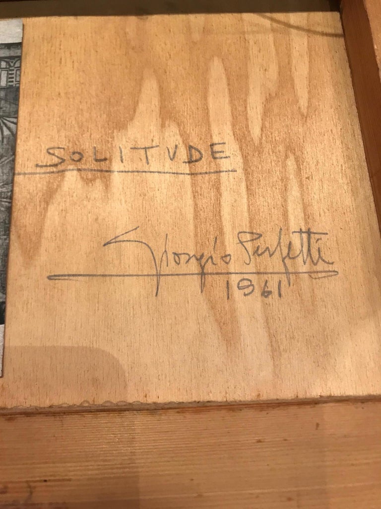 Surrealist Painting “Solitude” by Giorgio Perfetti For Sale at 1stDibs