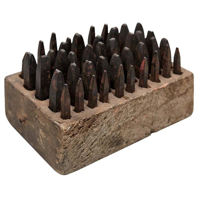 Surrealist Sculpture, Punch Engraving by Adrian For Sale at 1stDibs