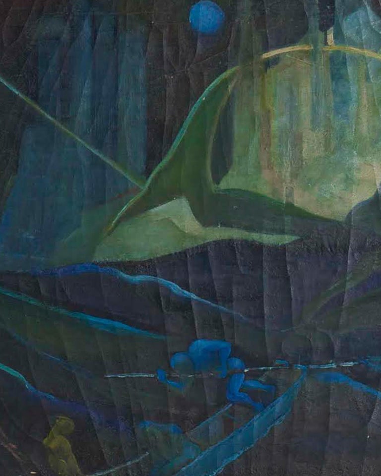 Surrealist Seascape by Louis Ward For Sale at 1stDibs