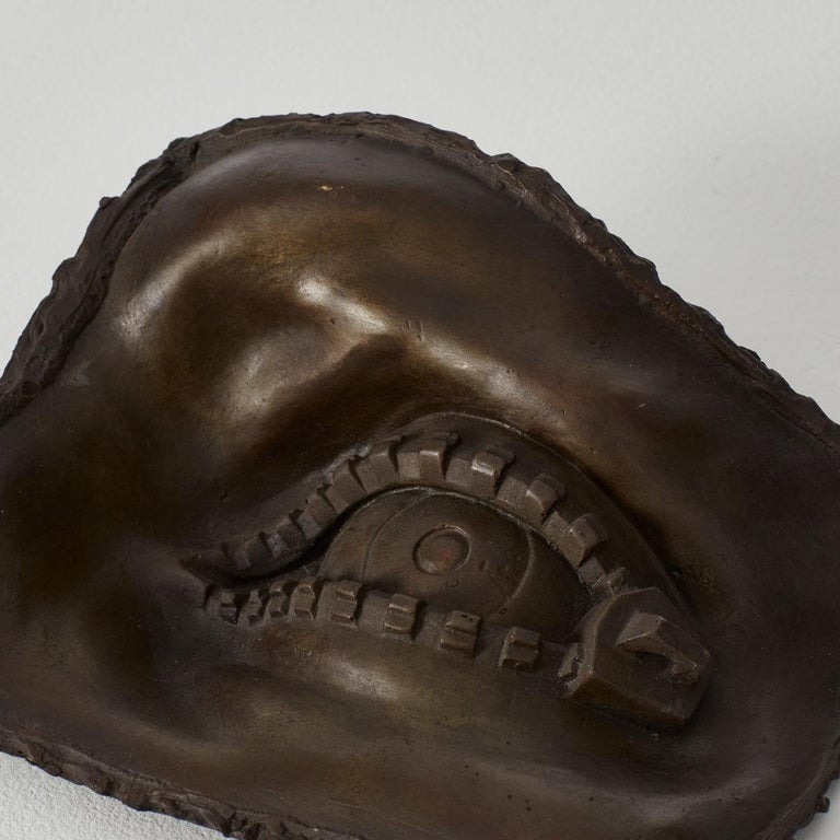 Surrealist ‘Zip Eye’ Bronze Sculpture, 20th C. For Sale at 1stDibs