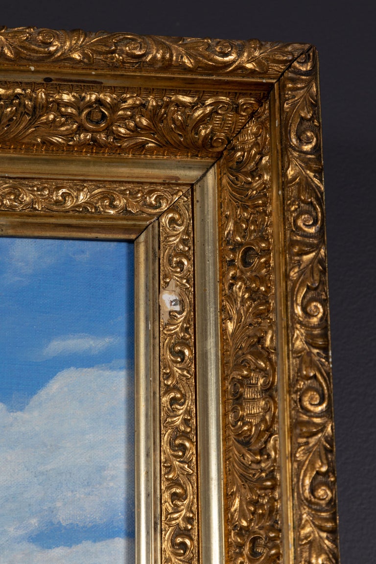 Surrealistic Style Painting Signed, Hunter, 1979 For Sale at 1stDibs