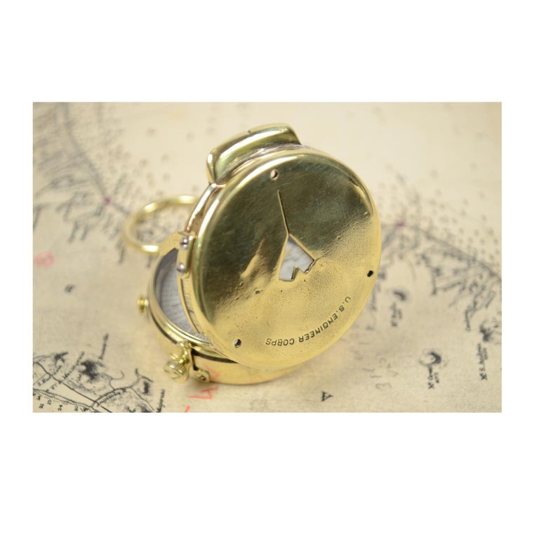 Survey Compass Swiss Made in 1918 for U.S. Engineer Corps at 1stDibs