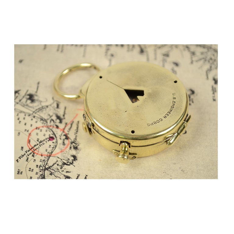 Survey Compass Swiss Made in 1918 for U.S. Engineer Corps at 1stDibs