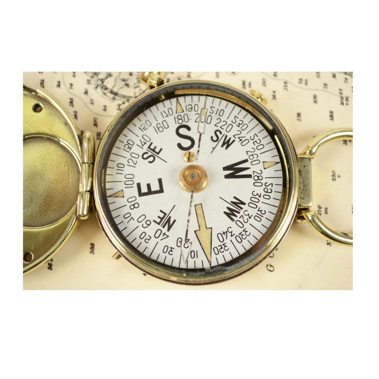 Survey Compass Swiss Made in 1918 for U.S. Engineer Corps at 1stDibs