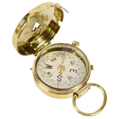 Brass Prismatic Bearing Compass, 1918 For Sale at 1stDibs