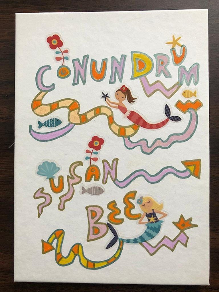 Susan Bee - "Conundrum", Unique Leporello Artist Book For Sale at 1stDibs