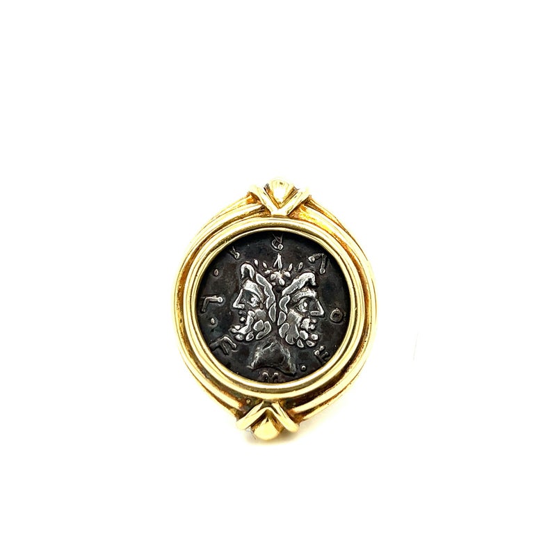 Susan Berman Ancient Roman Gold Coin Ear Clips For Sale at 1stDibs