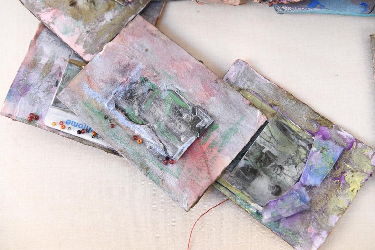 Susan Bland, "Scrapbook #1" Original Art Assemblage in Display Case ...