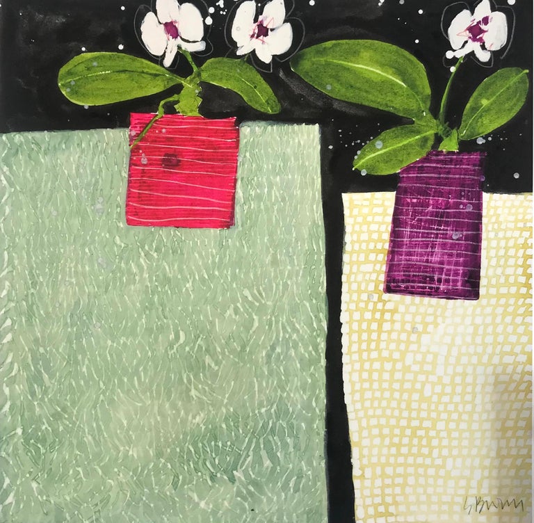 Susan Brown - Harmony, Contemporary Still Life Print, Floral Interior ...