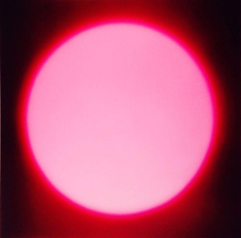 Susan Daboll - Pink Dark Sun - Black Wood Framed Abstract Photograph ...