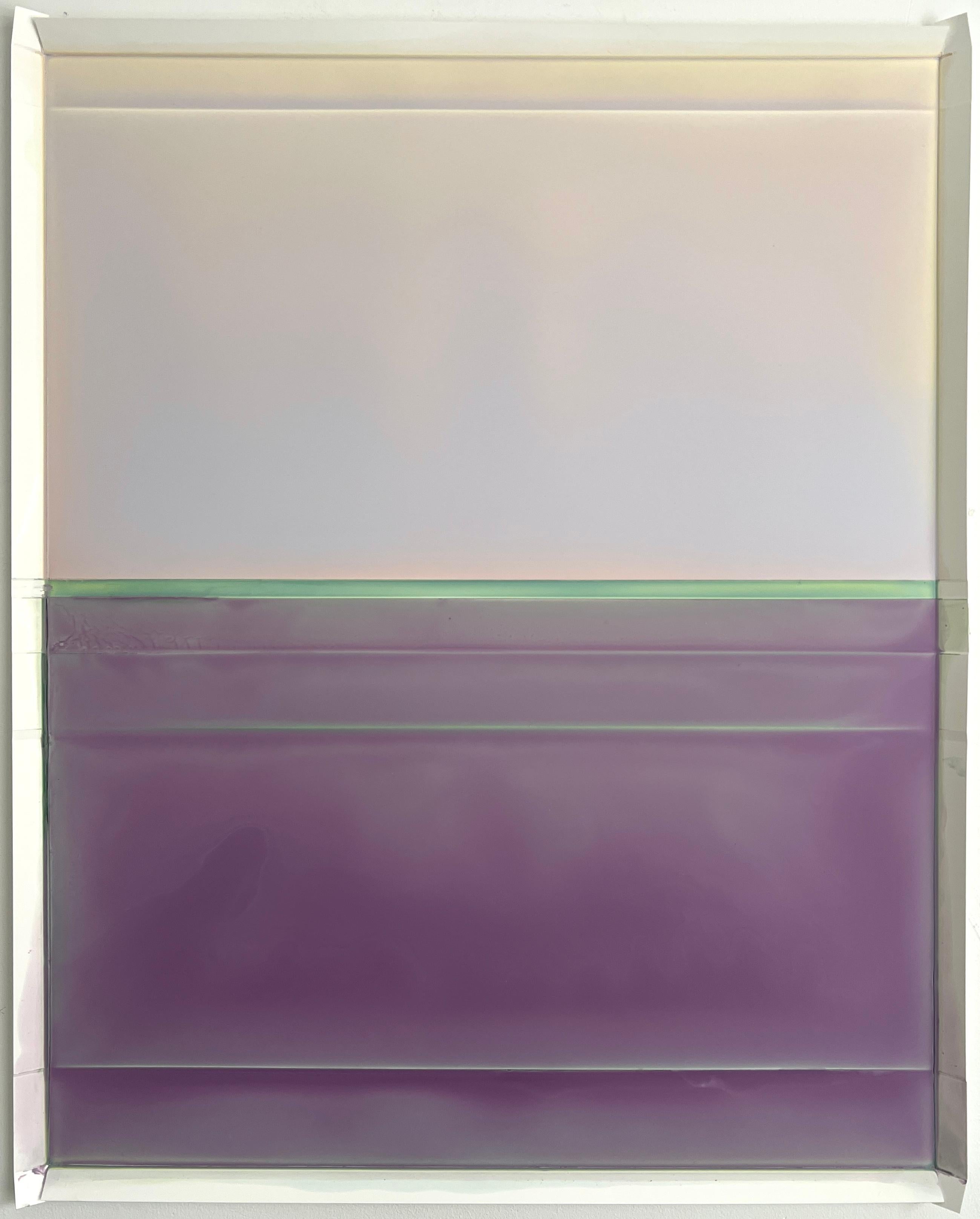 Susan English - "Cascading Folds (with footer) No.68" 2025 tinted ...